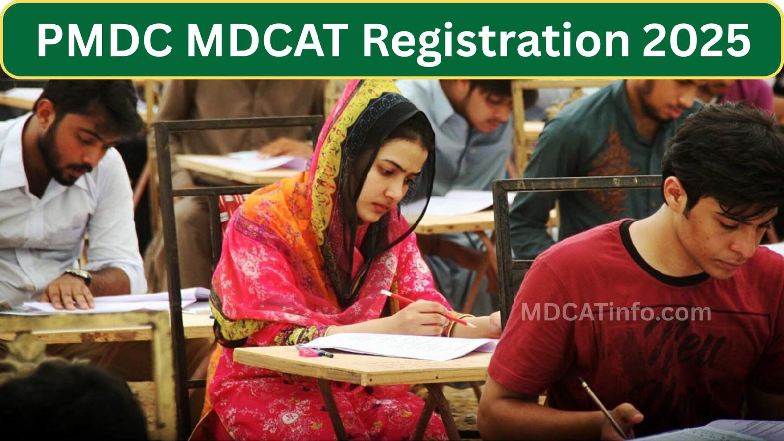 PMDC MDCAT Registration 2025 [Online Apply Guide] - mdcatinfo.com