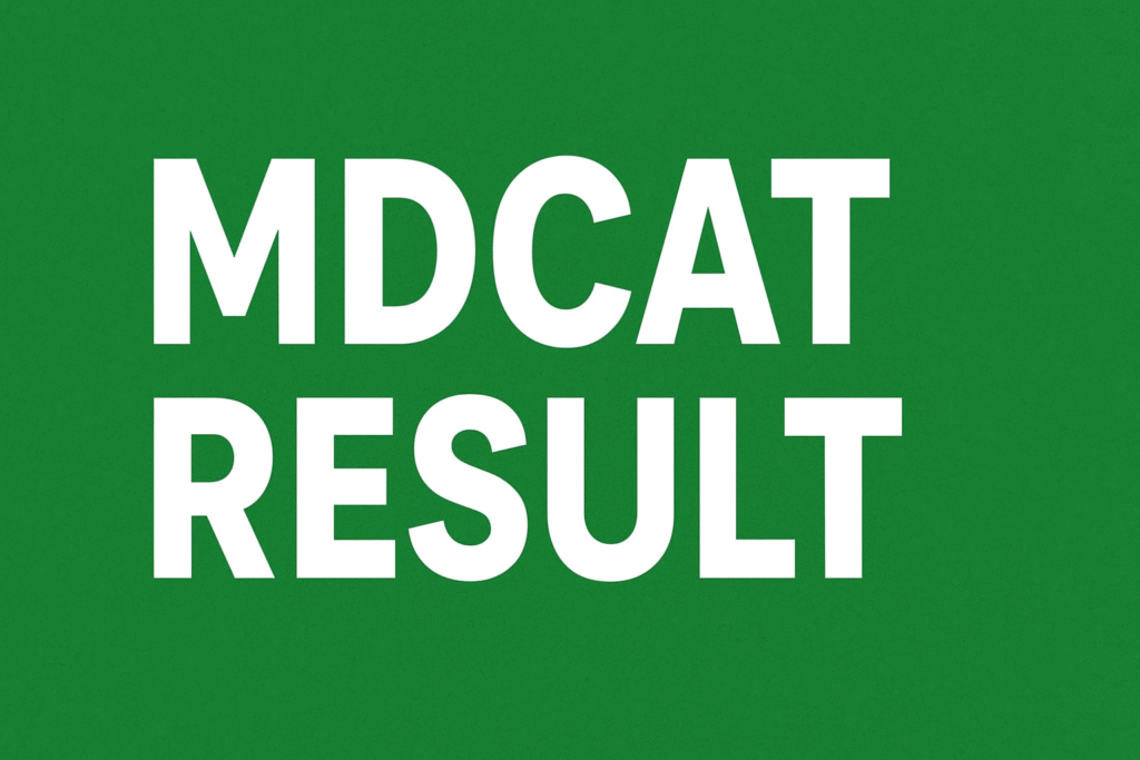 How to Check MDCAT 2026 Result Check by roll number - mdcatinfo.com