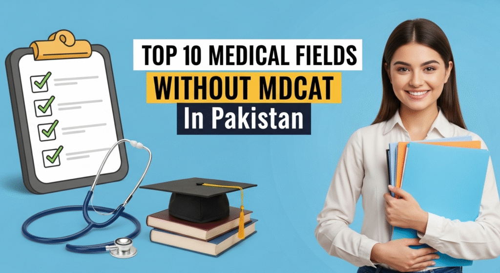 Top 10 Medical Fields Without MDCAT in Pakistan - mdcatinfo.com